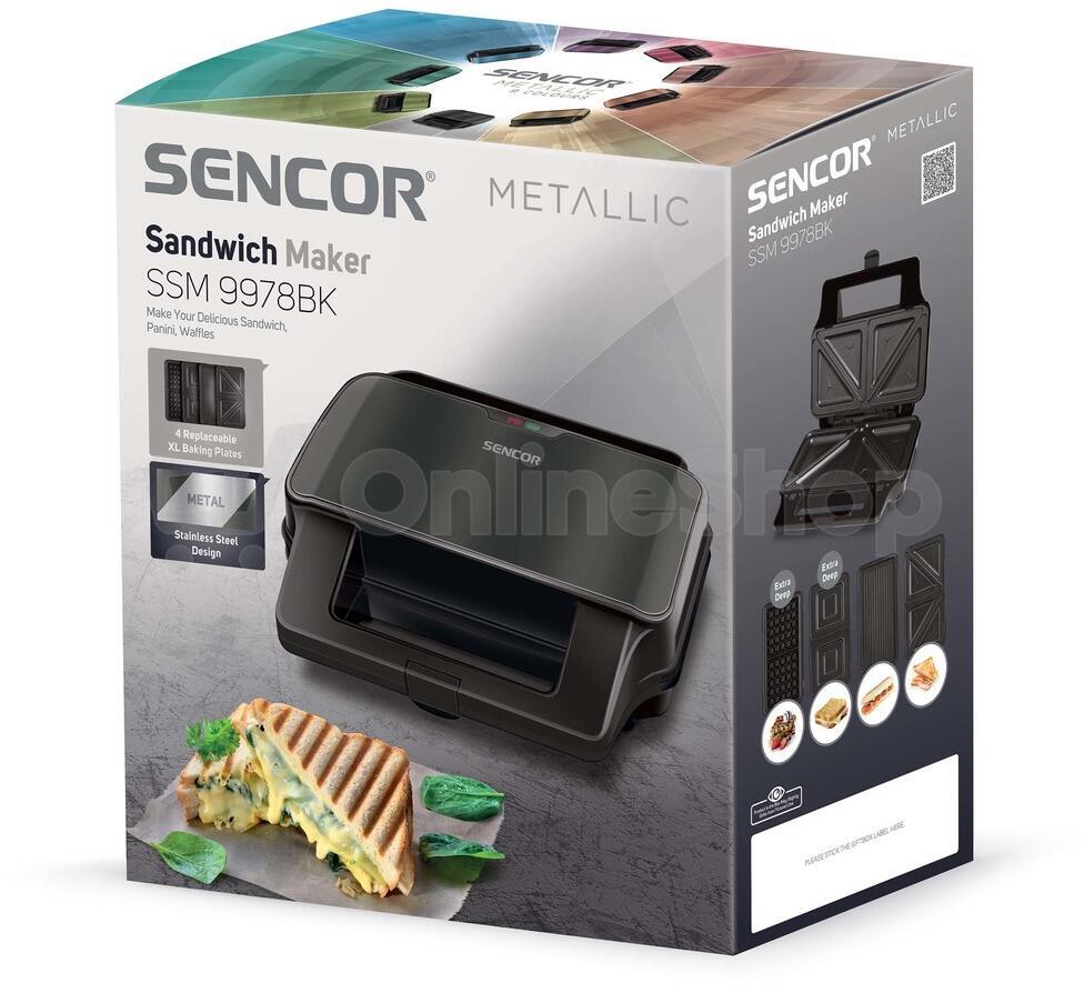 Toustovač Sencor SSM 9978BK | OnlineShop.cz