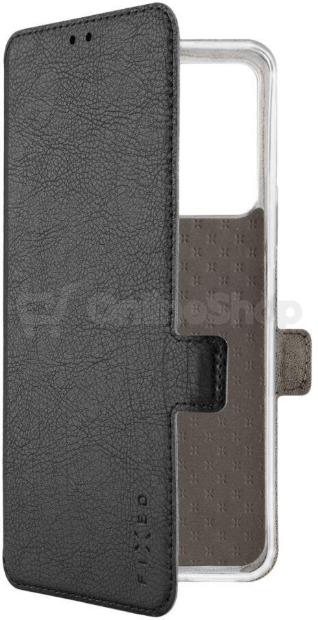 Tenké pouzdro typu kniha FIXED Topic pro Vivo Y35, černé | OnlineShop.cz
