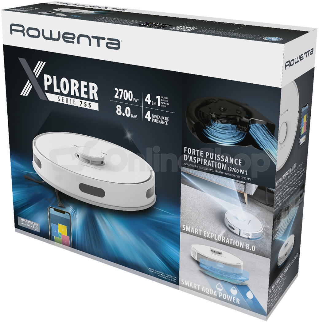 Robotický vysavač Rowenta RR8567WH X-Plorer S75s 4v1 | OnlineShop.cz