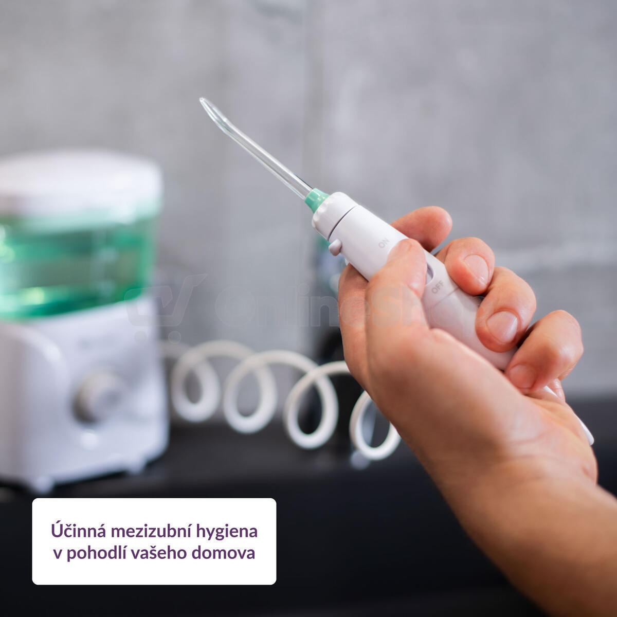 Ústní sprcha TrueLife AquaFloss Station S600 | OnlineShop.cz