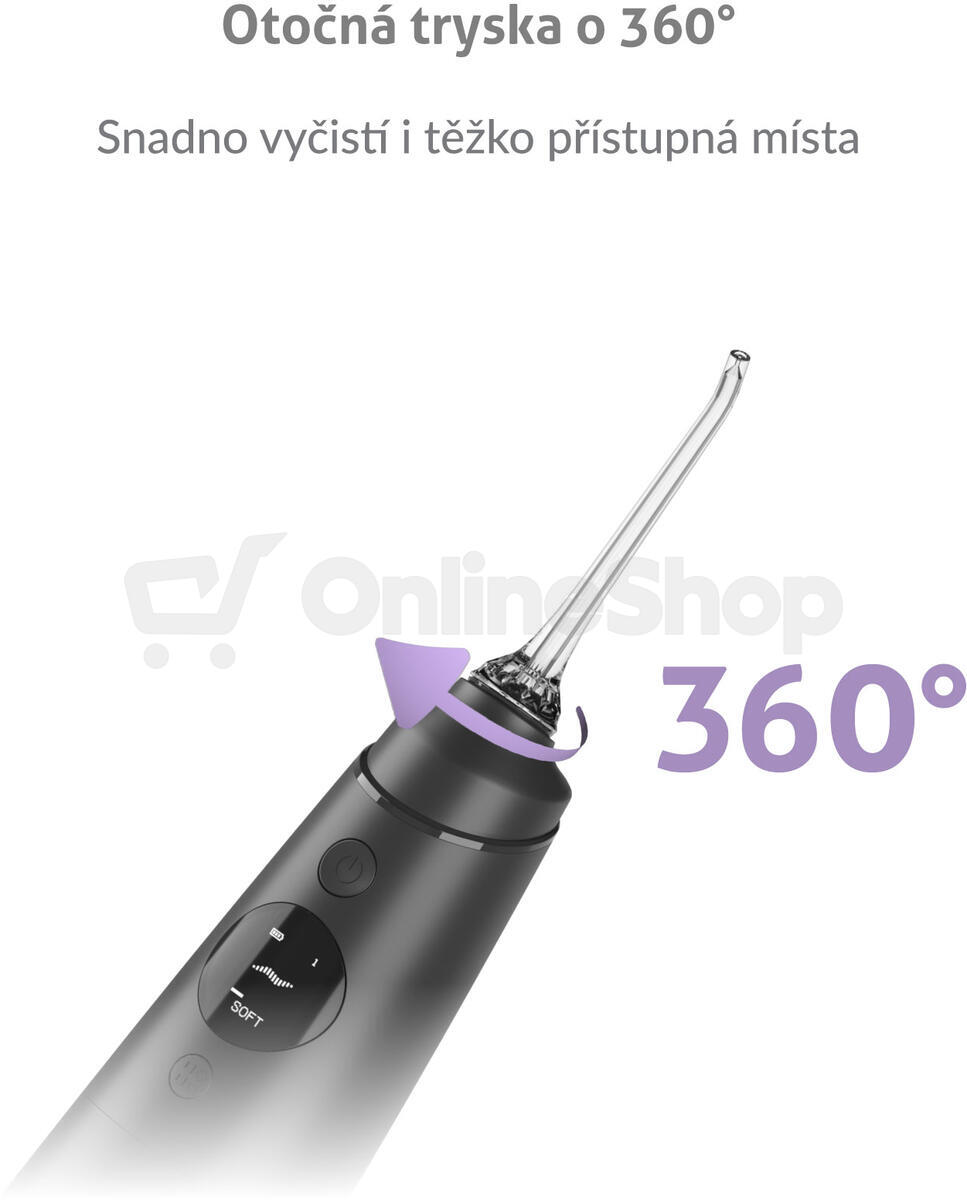Ústní sprcha TrueLife AquaFloss Compact C300 | ONLINESHOP.cz