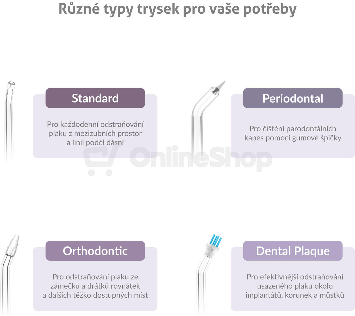 Ústní sprcha TrueLife AquaFloss Compact C300 | ONLINESHOP.cz