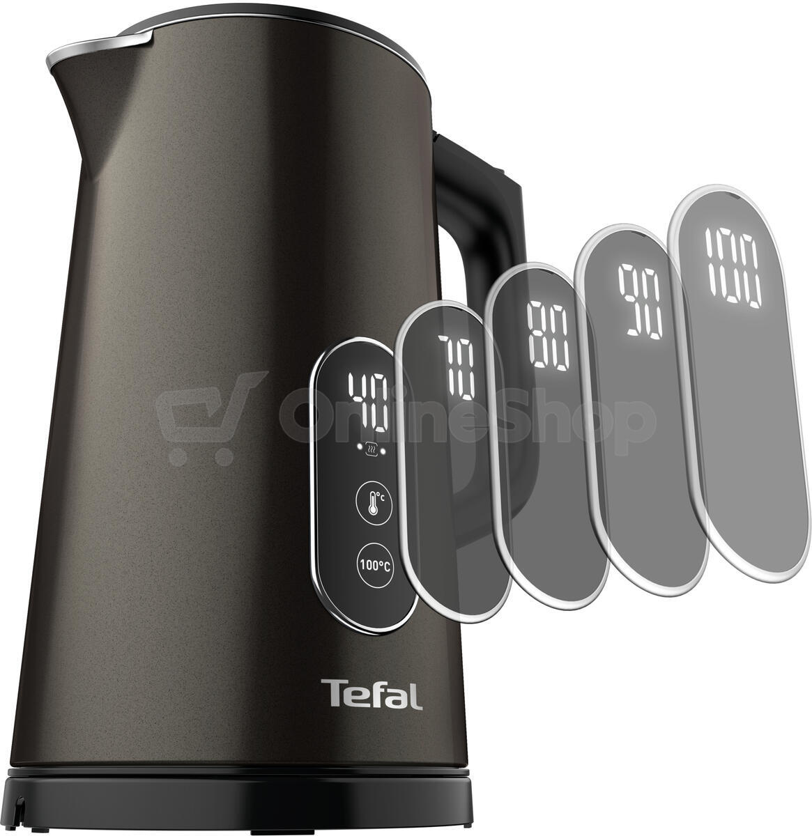 SET Rychlovarná konvice Tefal KI831E10 1.7L, šedá + Sendvičovač Tefal 2 ...