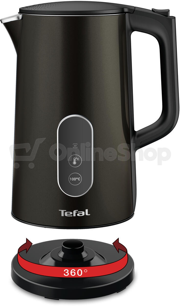 SET Rychlovarná konvice Tefal KI831E10 1.7L, šedá + Sendvičovač Tefal 2 ...
