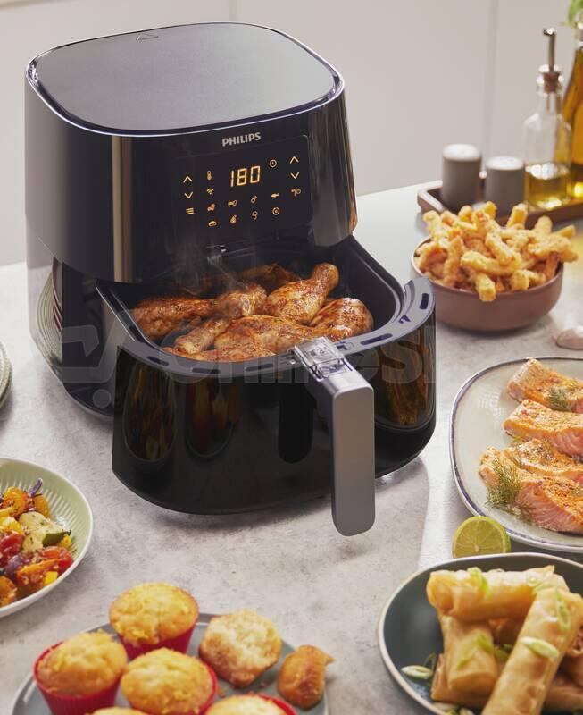 Akce Philips Airfryer HD9280/90, 6,2 l - horkovzdušná fritéza ...
