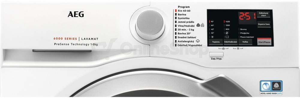 Pračka AEG L6FNI48SC | OnlineShop.cz