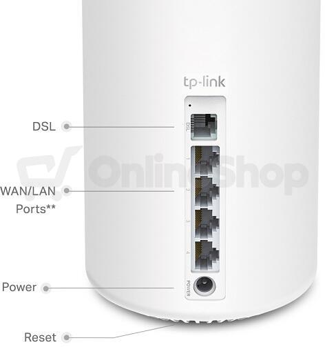 TP-Link Deco X50-DSL WiFi6 Mesh (AX3000,2,4GHz/5GHz,4xGbELAN/WAN,1xDSL ...