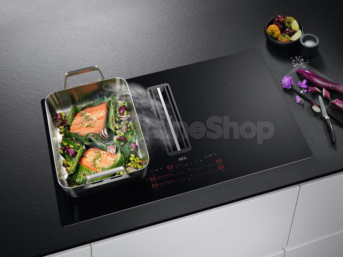 SET Trouba AEG BSE792380M + Indukční deska AEG ComboHob CCE84779CB ...
