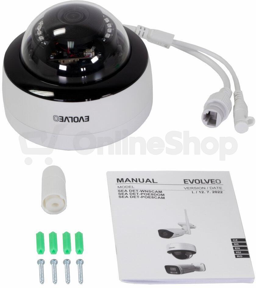 Fotogalerie EVOLVEO Detective POE8 SMART, kamera antivandal POE/ IP ...