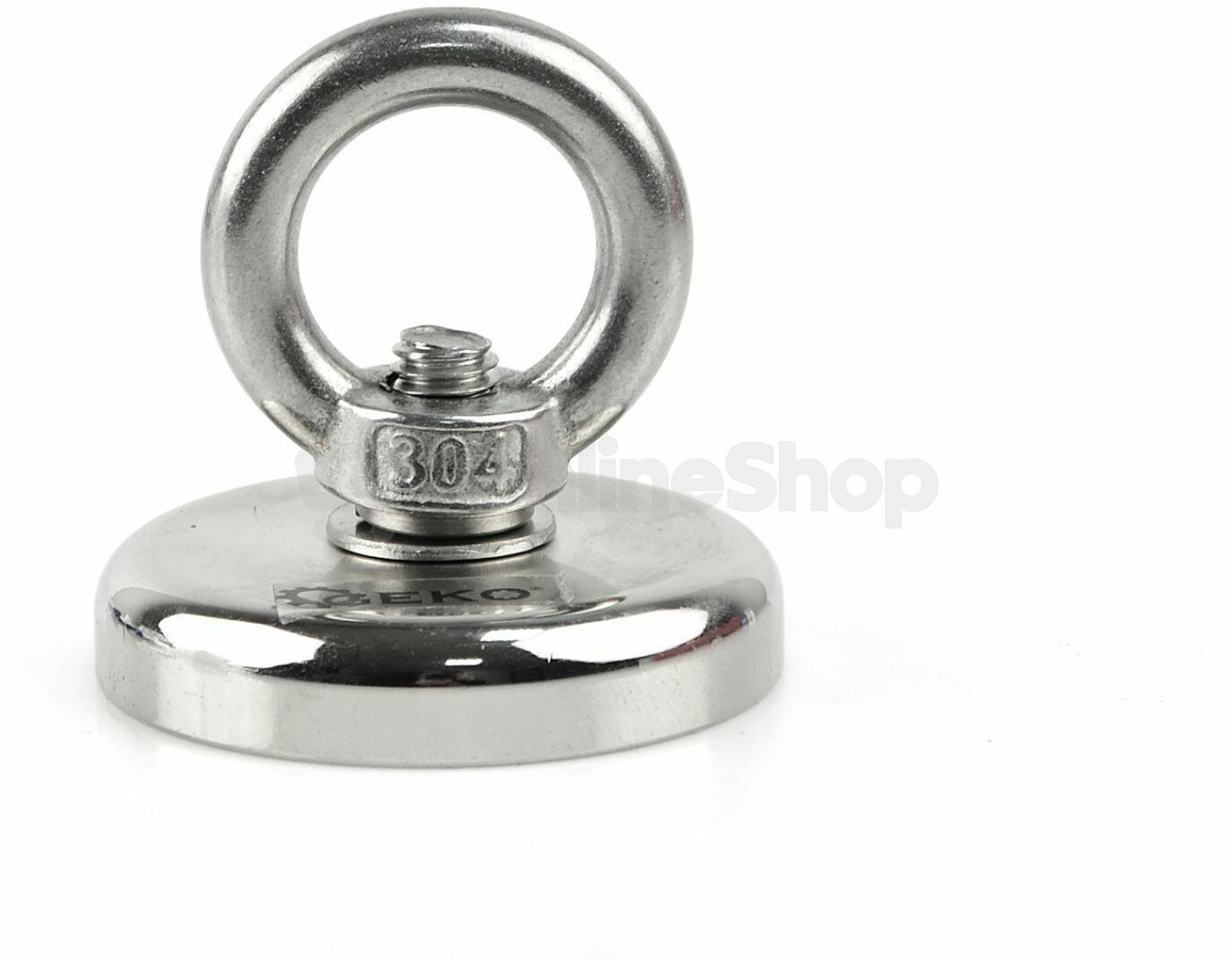 Neodymový magnet 50kg s lanem 20m a rukavicemi GEKO | OnlineShop.cz