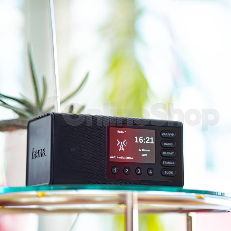 Hama digitální rádio DR1000, FM/DAB/DAB+, černé | OnlineShop.cz