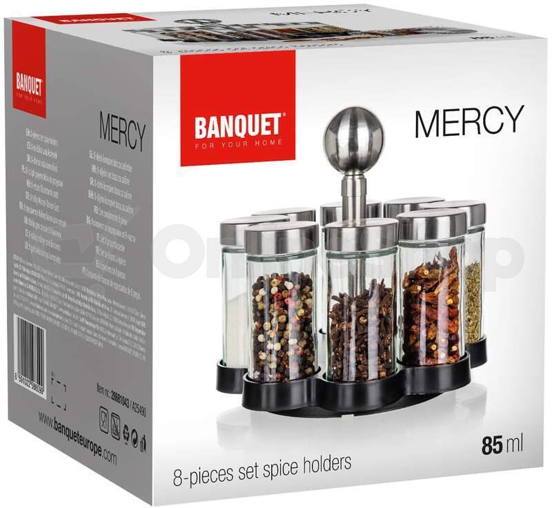 BANQUET Sada kořenek MERCY 85 ml, 8 ks, ve stojánku (28681043 ...