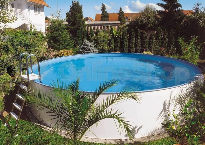 Bazén Planet Pool WHITE/Blue - samotný bazén 350x90 cm | ONLINESHOP.cz