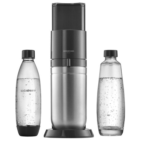 SET SodaStream DUO Black + Náhradní láhve Sodastream FUSE 3 x 1l ...