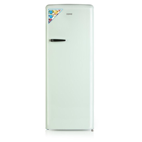 Retro lednice s mrazákem uvnitř - zelená - DOMO DO91701R | OnlineShop.cz