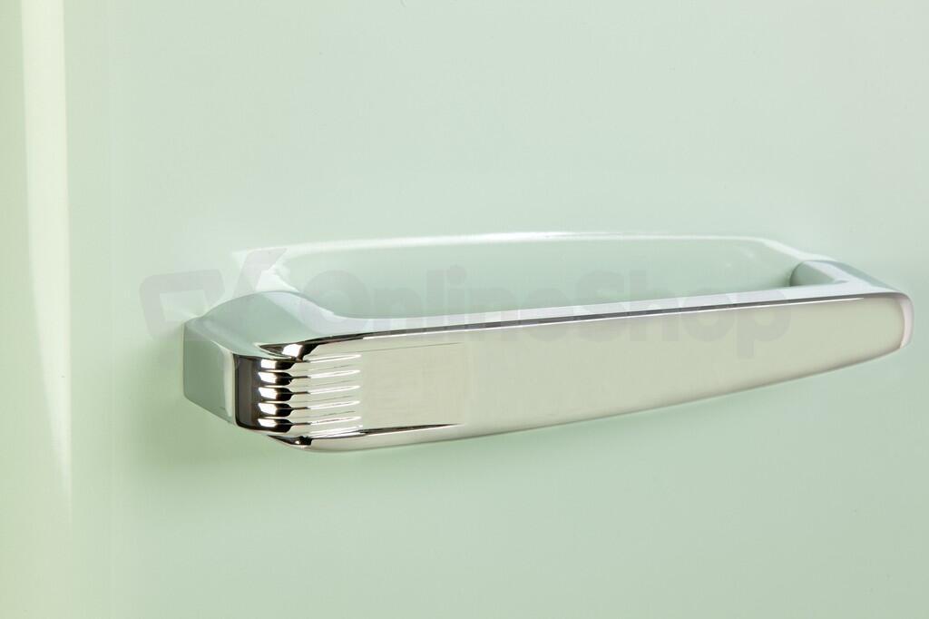 Retro lednice s mrazákem uvnitř - zelená - DOMO DO91701R | OnlineShop.cz