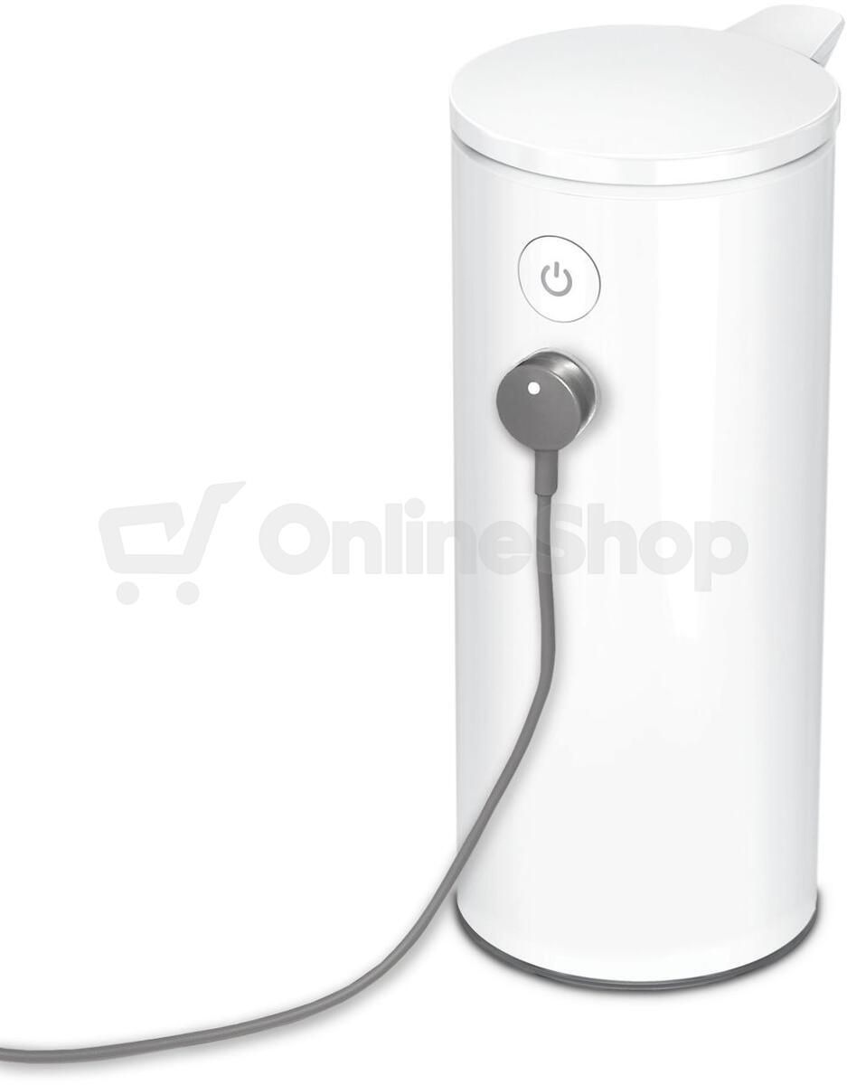 Bezdotykový dávkovač mýdla Simplehuman – 266 ml, bílá ocel, dobíjecí ST1078 | OnlineShop.cz