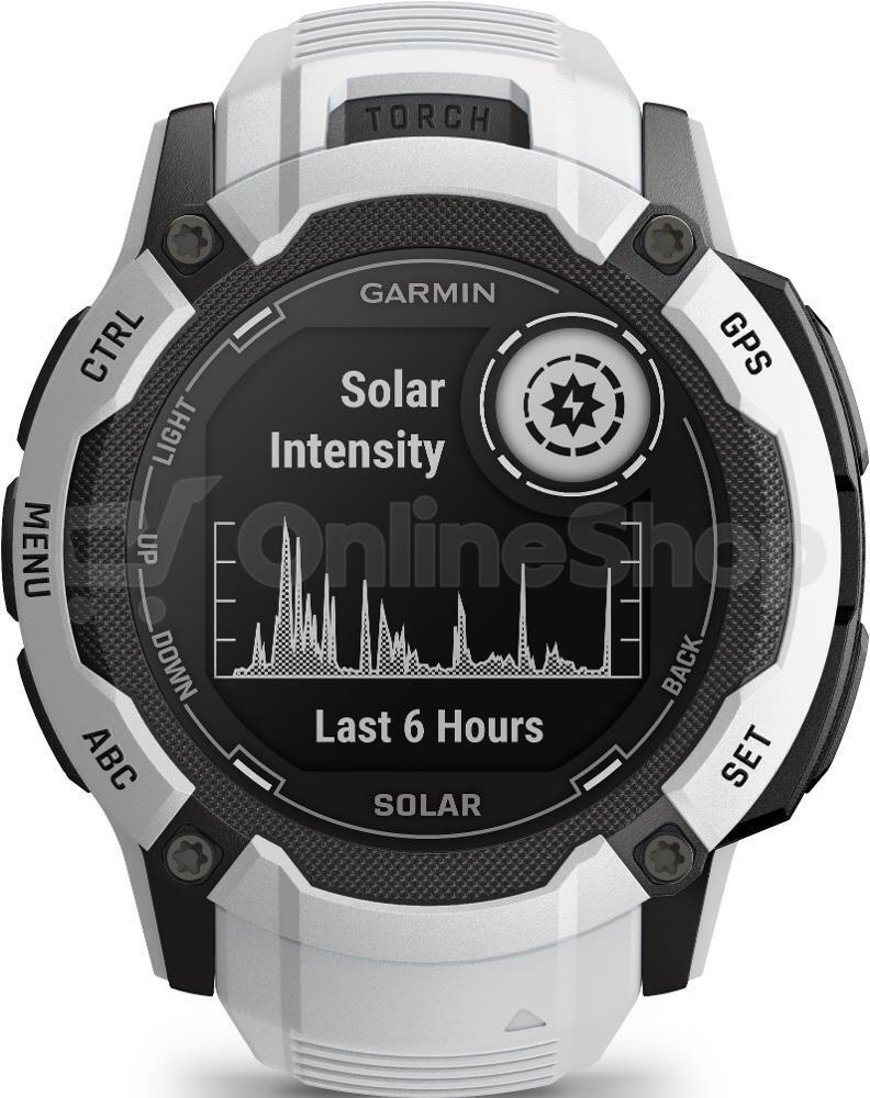 Chytré hodinky Garmin Instinct 2 2X Solar (010-02805-04), bílé ...