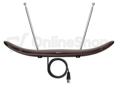 Emos anténa pokojová CITY WOOD-C500, DVB-T2, DAB, FM, filtr LTE/4G/5G ...