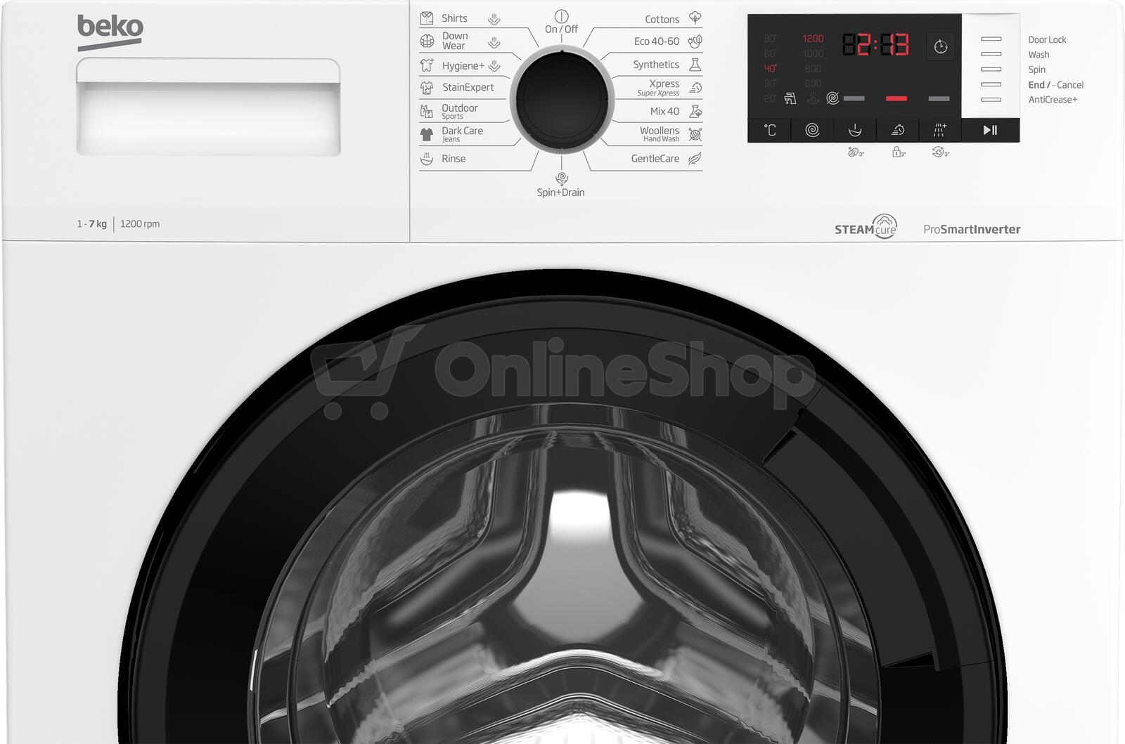 Příslušenství k BEKO WUE7612XBWS + Sušička prádla BEKO FDS75242CSH4A - SET Pračka | OnlineShop.cz