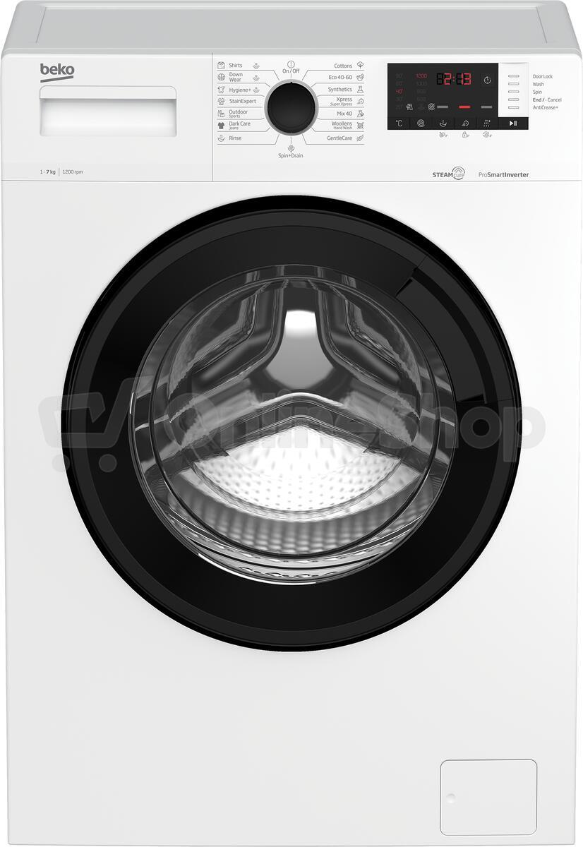 SET Pračka Beko WUE7612XBWS + Sušička prádla BEKO FDS75242CSH4A | OnlineShop.cz