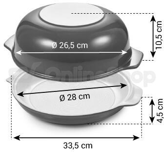 Keramická forma na chléb Tescoma DELÍCIA, kulatá 30 cm | OnlineShop.cz
