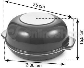 Keramická forma na chléb Tescoma DELÍCIA, kulatá 30 cm | OnlineShop.cz