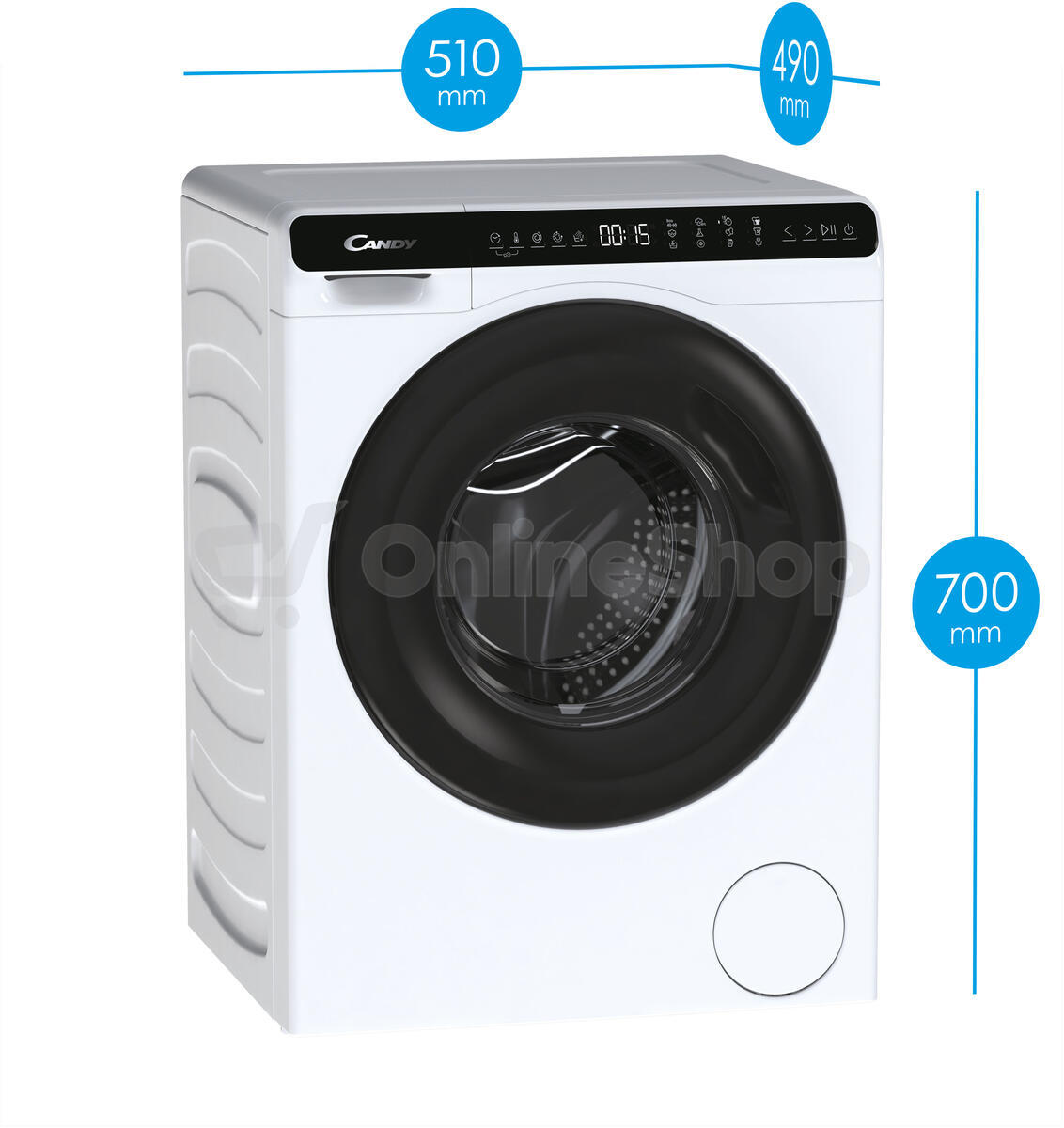 Pračka Candy CW50-BP12307-S | OnlineShop.cz