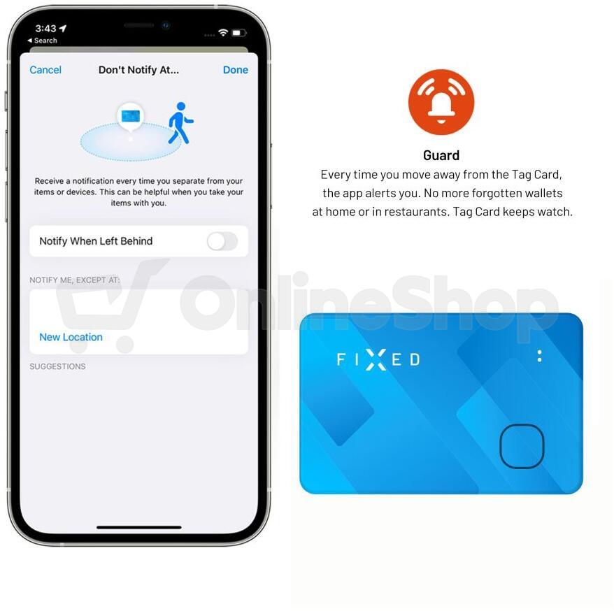 Diskuze FIXED Tag Card s podporou Find My, bezdrátové nabíjení, modrý - smart tracker ...