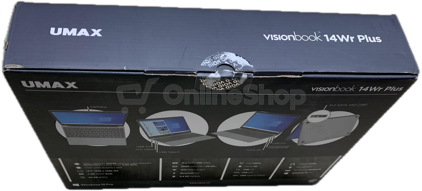 Notebook UMAX VisionBook 14Wr Plus, šedý (UMM230142), vystaveno ...