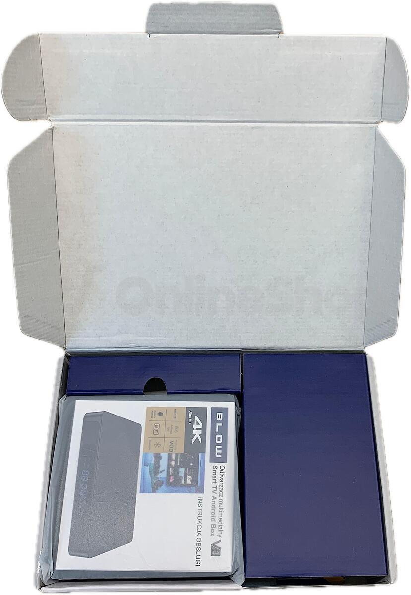 Multimediální centrum BLOW V3 Android TV box, rozbaleno | OnlineShop.cz