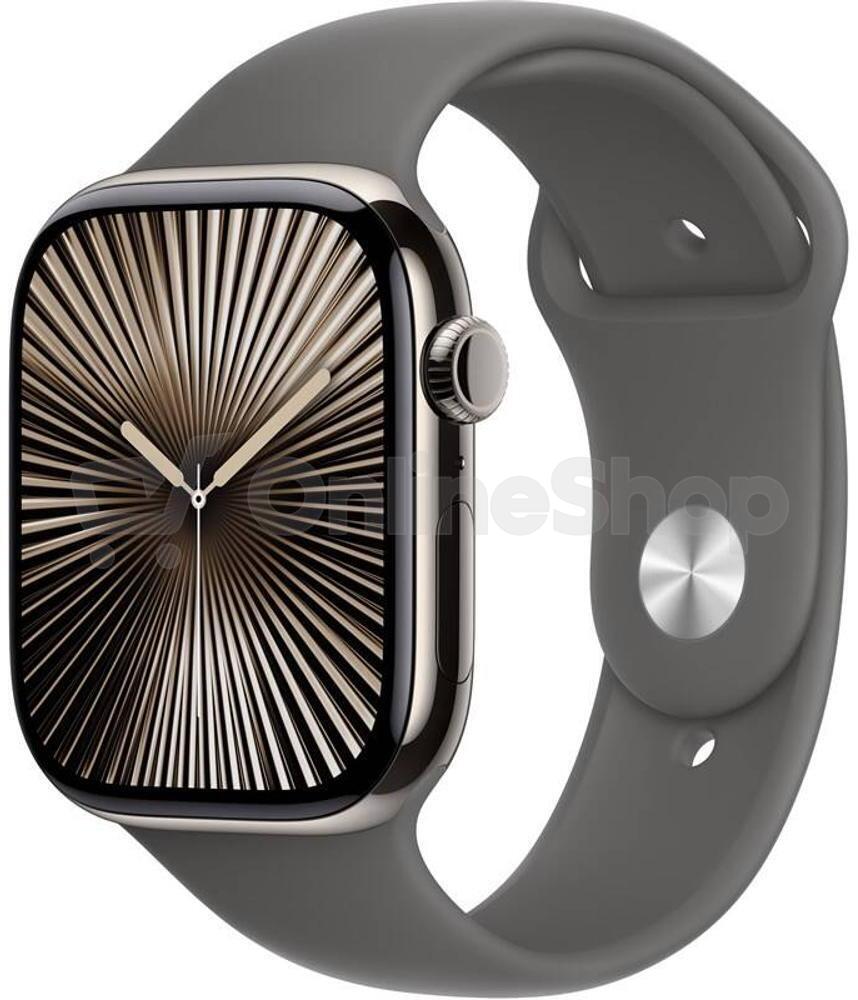 Chytré hodinky Apple Watch S10 CELL 42 M/L, Tit/Grey SportBand ...