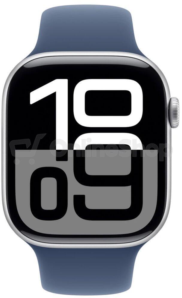 Chytré hodinky Apple Watch S10 CELL 46mm, Silver/Denim | OnlineShop.cz