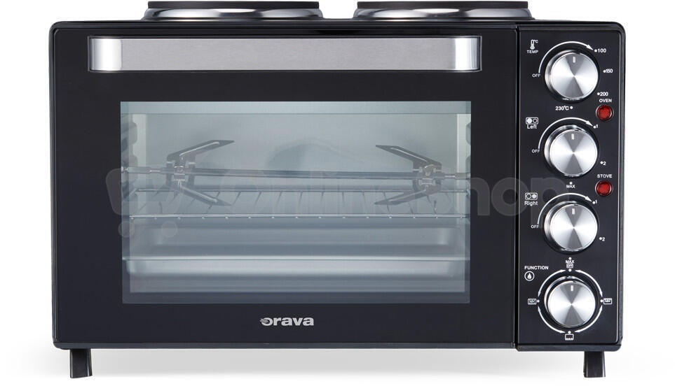 Elektrická trouba s dvouvařičem Orava Elektra-X48, 48 l, vráceno do 14 ...