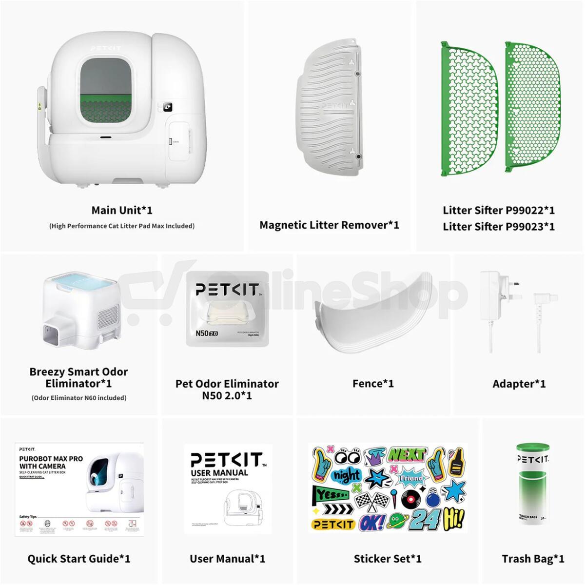 Automatická toaleta pro kočky PetKit PUROBOT MAX Pro | OnlineShop.cz