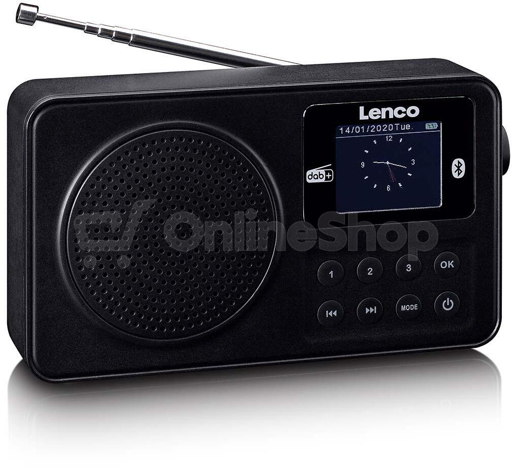 Přenosné rádio DAB+/FM s Bluetooth® Black Lenco PDR-033BK | OnlineShop.cz