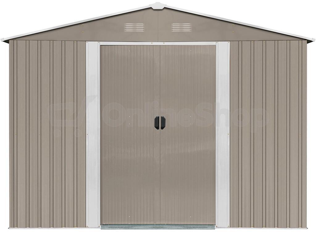 Riwall PRO RMSA 12x10 Brown, zahradní domek kovový 3 x 3,7 m se ...