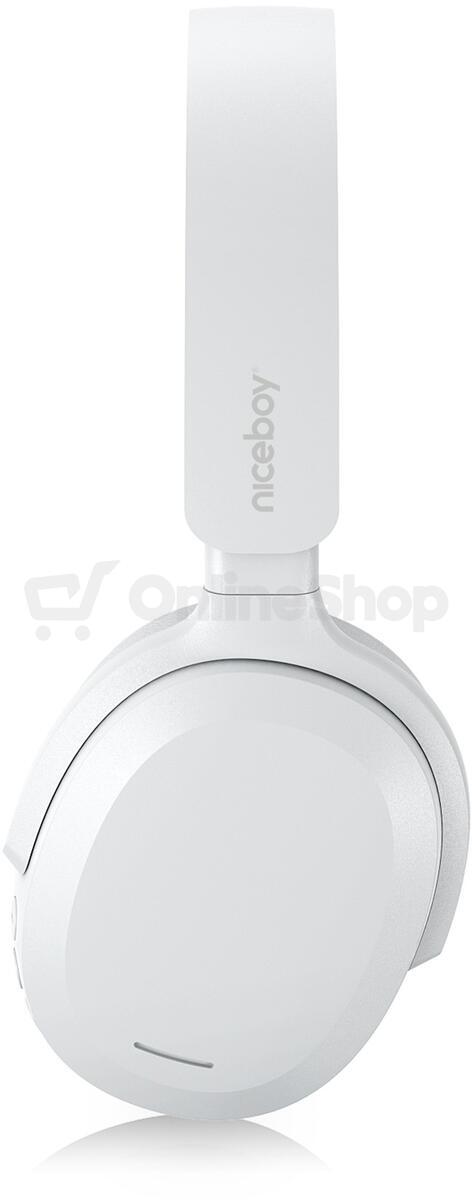 Bezdrátová sluchátka Niceboy Sora White | OnlineShop.cz