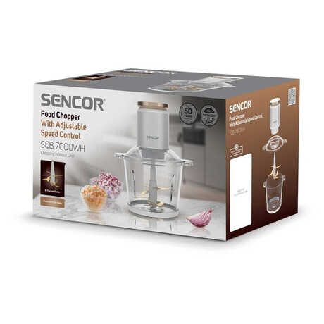 Sekacek potravin Sencor SCB 7000WH | OnlineShop.cz