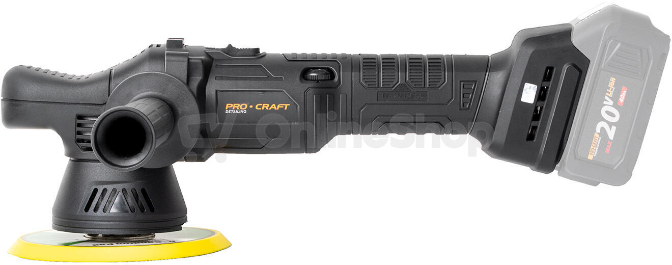 Aku leštička Procraft PM20bb (bez baterie a nabíječky) / PM20bb | OnlineShop.cz