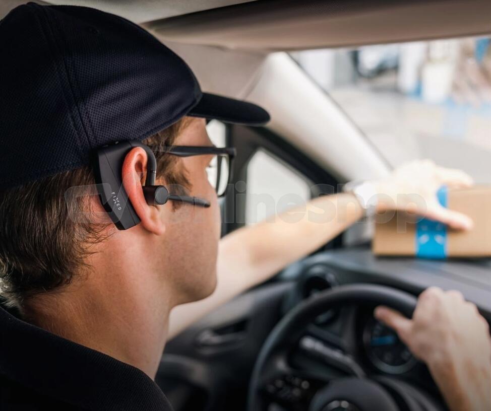 Bluetooth bezdrátové sluchátko FIXED Talk Pro s ENC a otevřenou ...