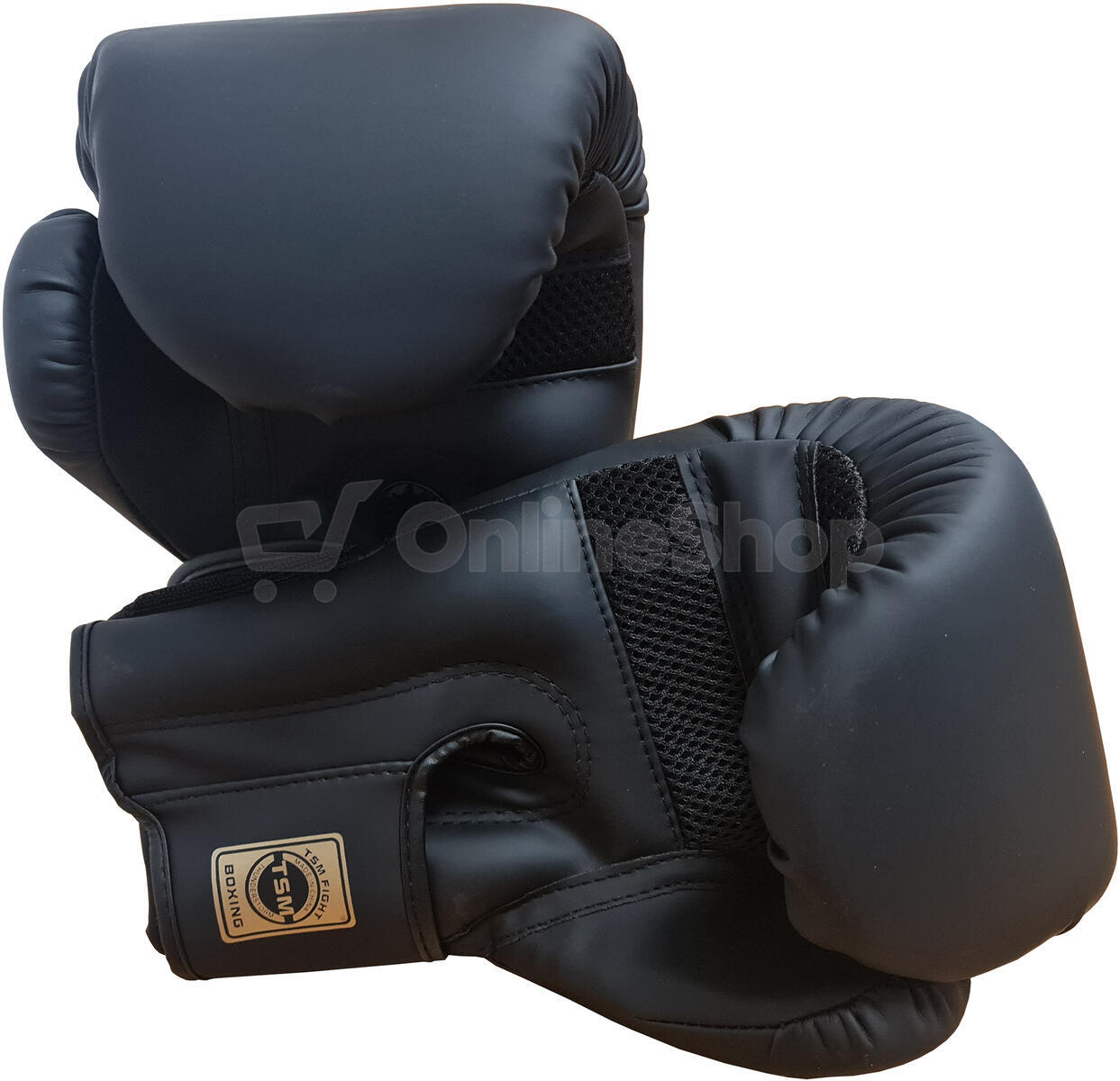 Boxovací rukavice tréninkové KUBIsport 10oz, černé | OnlineShop.cz