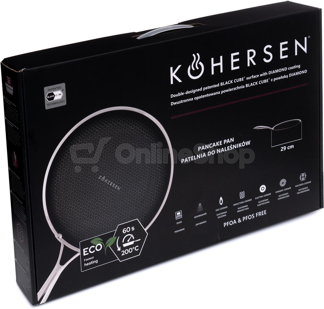 Pánev na palačinky KOHERSEN BLACK CUBE 72220 29 cm | OnlineShop.cz