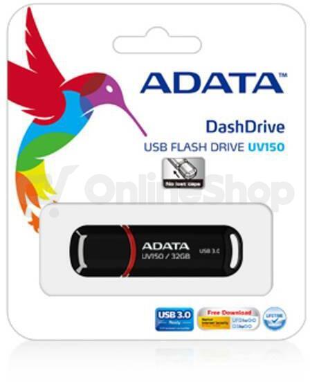 Flash disk ADATA DashDrive UV150 32GB AUV150-32G-RBK | ONLINESHOP.cz