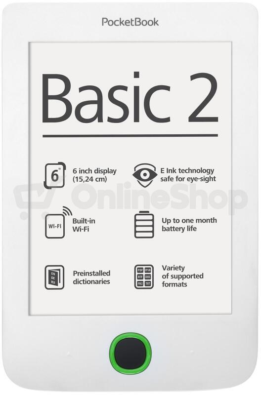 Čtečka e-knih Pocket Book 614 Basic 2 - bílá | ONLINESHOP.cz