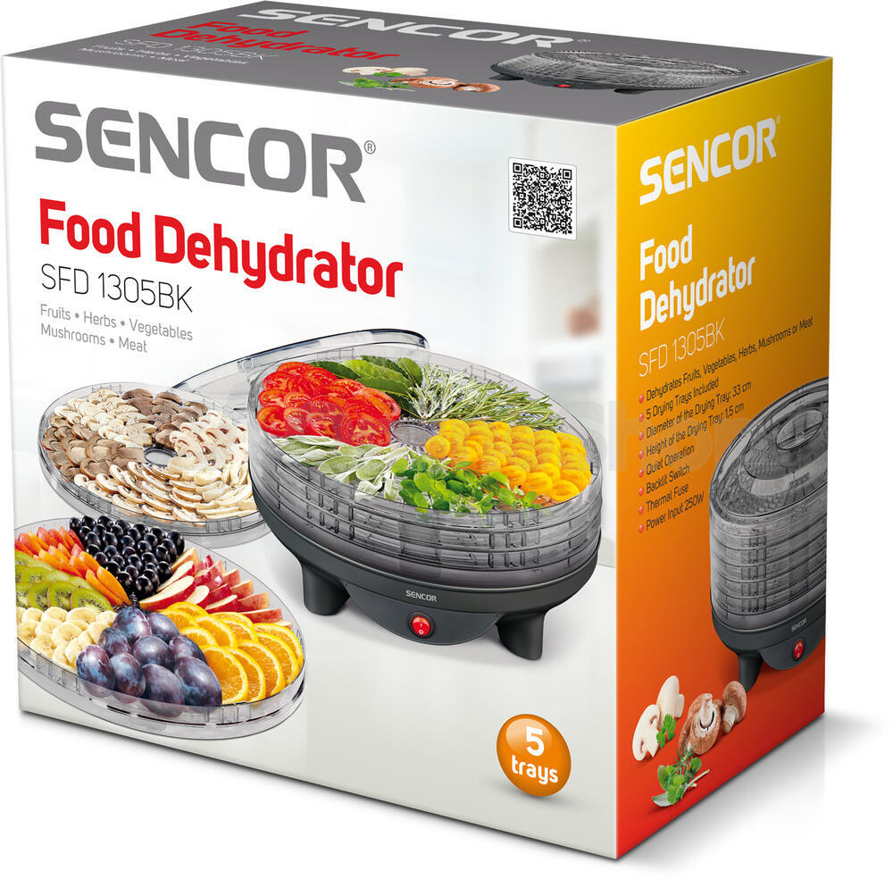 Sušička ovoce Sencor SFD 1305BK | ONLINESHOP.cz