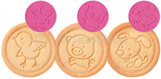 Razítko na sušenky Tescoma DELÍCIA, 6 zvířátek | OnlineShop.cz