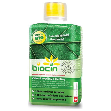 Biocin-FA, Rostlinný posilující prostředek pro zelené a kvetoucí ...