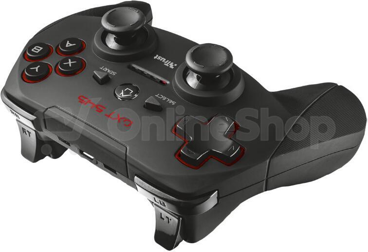 Gamepad Trust GXT 545 Wireless pro PC, PS3 - černý | OnlineShop.cz