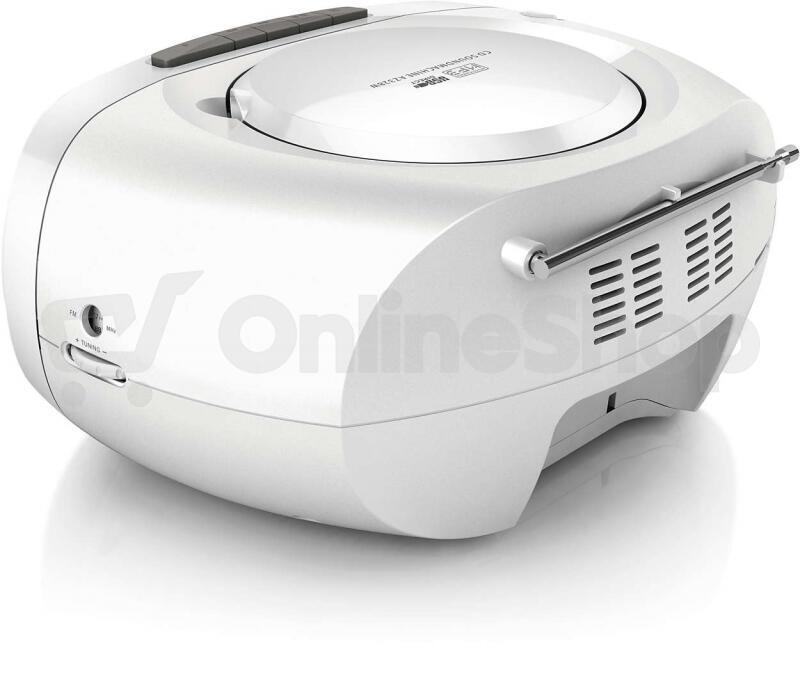Radiomagnetofon s CD Philips AZ328, bílý | ONLINESHOP.cz